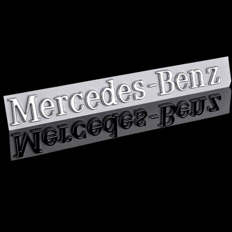 Logo chữ Mercedes-Benz - Đồ chơi - Phụ kiện xe hơi